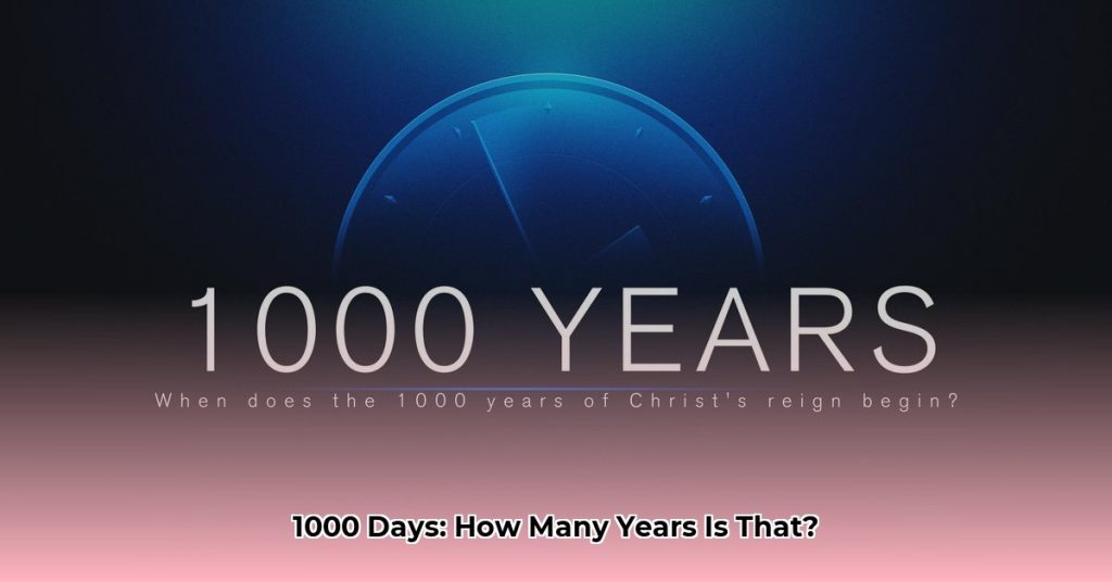 How Many Years Are in 1000 Days? - Lifestyle and Productivity