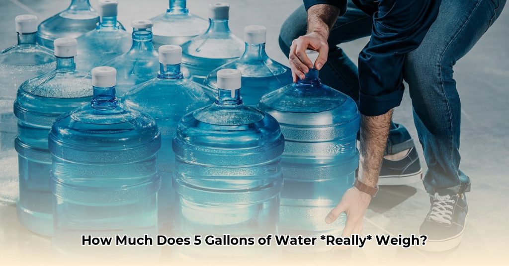 How Much Does a 5-Gallon Water Bottle Weigh? (Full & Empty) - Lifestyle ...