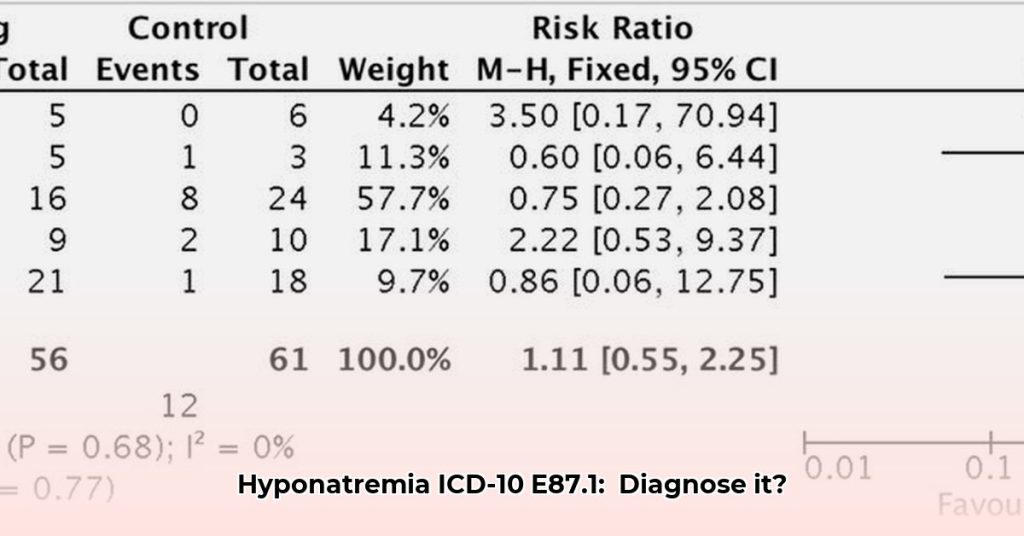 Hyponatremia ICD-10 Code E87.1: Diagnosis Guide - Lifestyle and ...